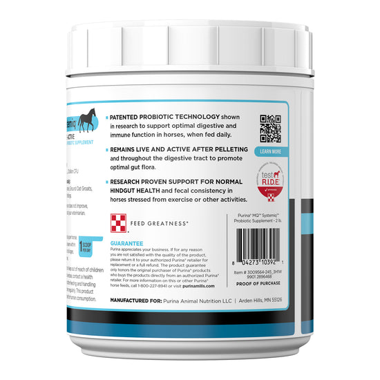 Purina® Systemiq® Horse Probiotic Supplement | Probiotic for Horses ...