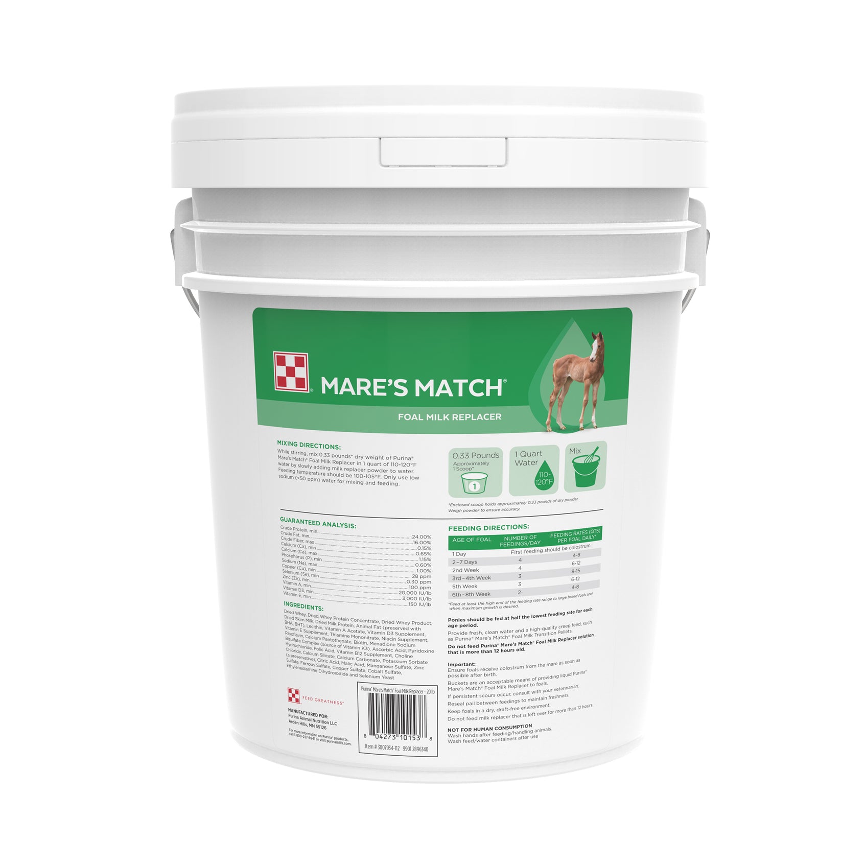 Purina® Mare's Match® Foal Milk Replacer | Ships to Home – Purina ...