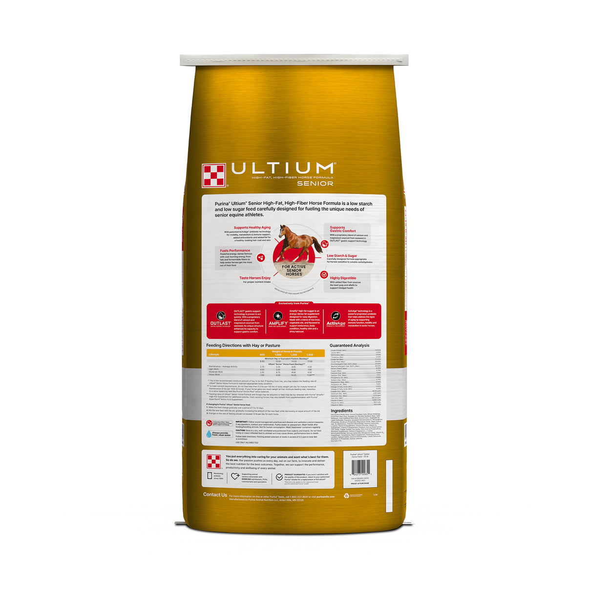 Purina® Ultium® Senior Horse Feed | Food For Senior Equine Athletes ...