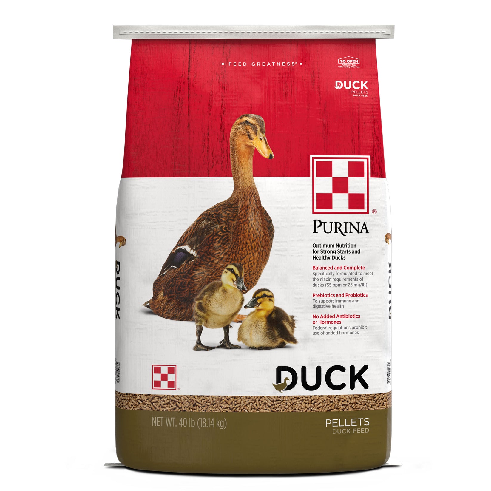 Purina® Duck Feed Pellets with Niacin | Baby Duck Feed – Purina Animal ...