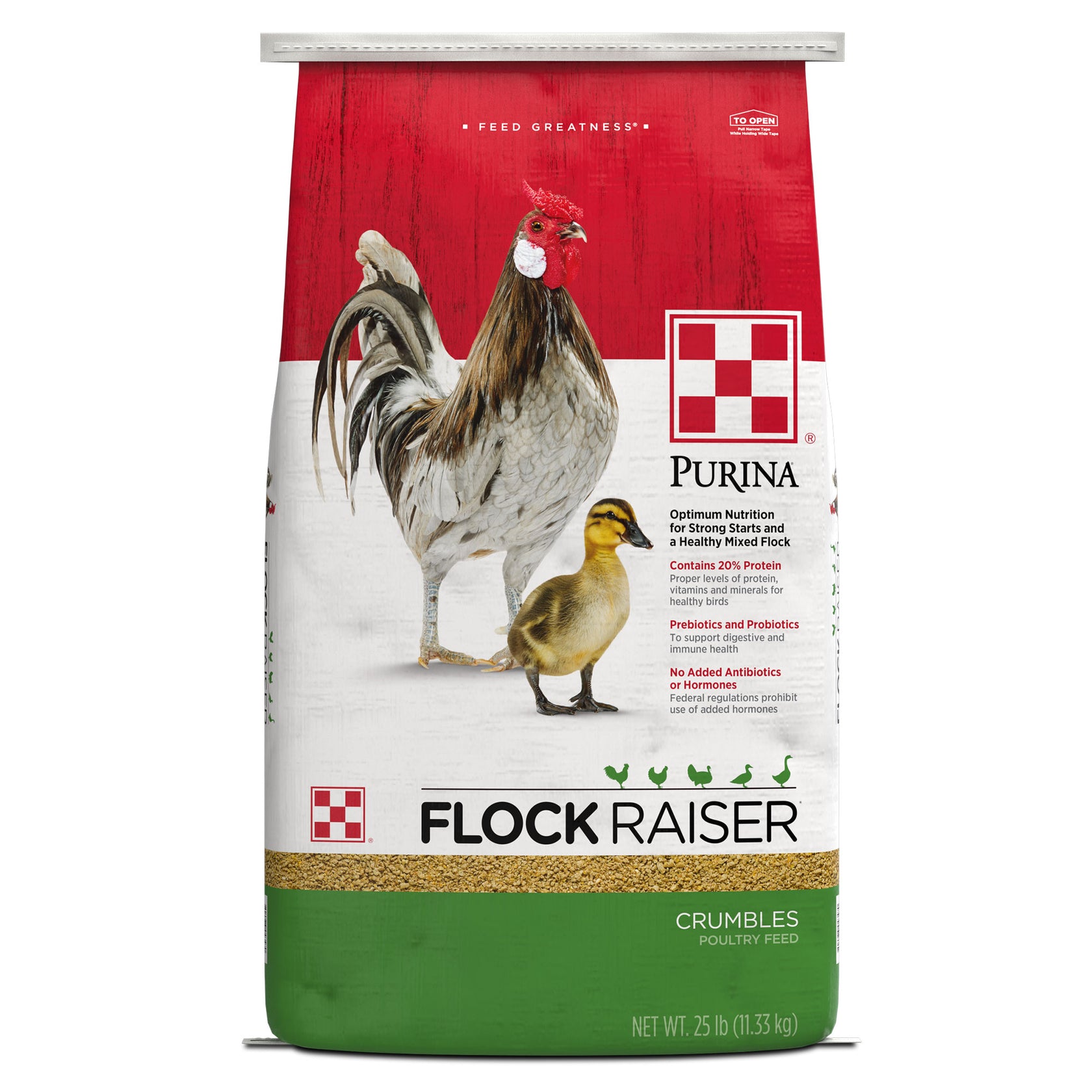 Purina® Flock Raiser Crumbles | Feed Your Mixed Flock – Purina Animal ...