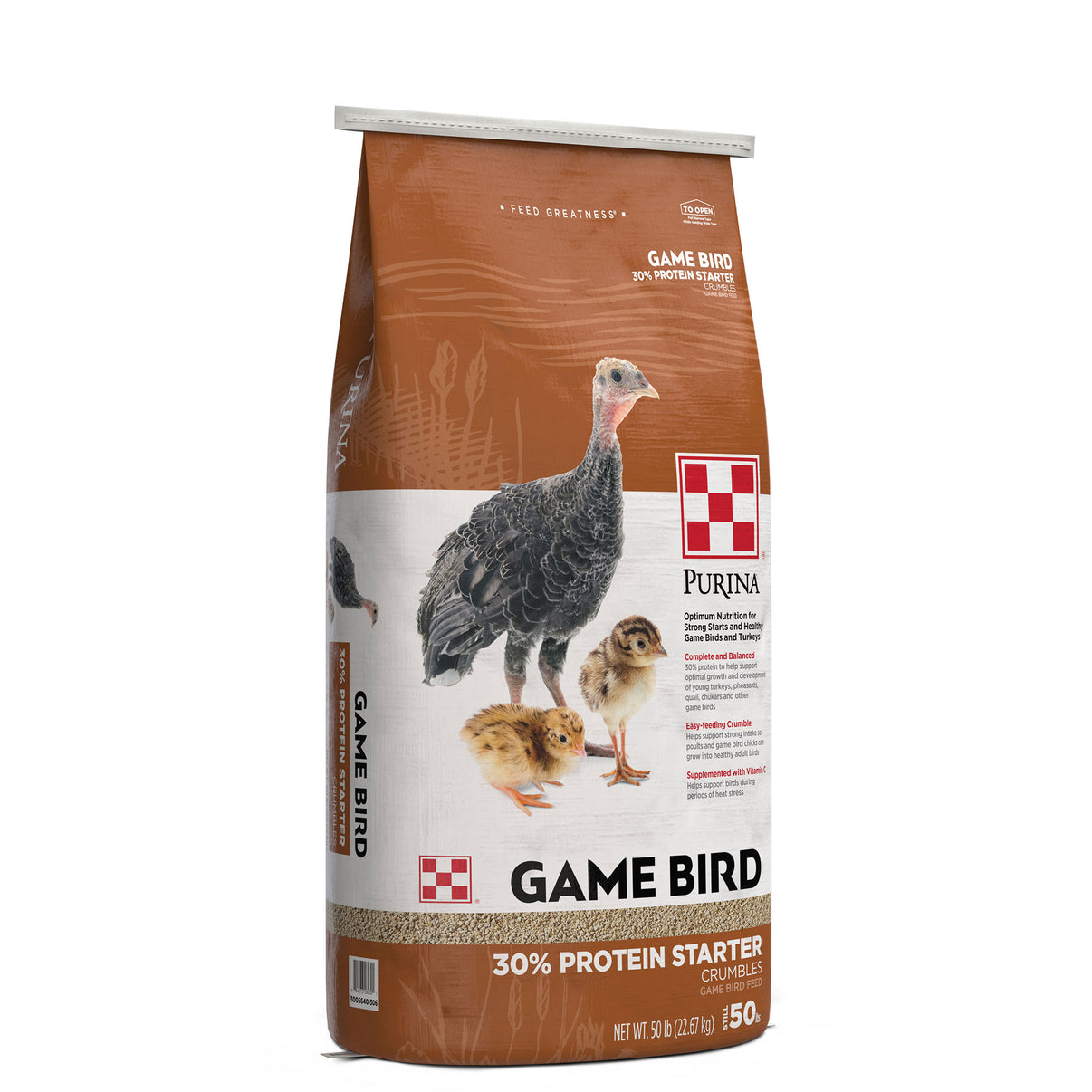 Purina® 30% Protein Gamebird Starter Feed | Pheasant Starter Feed ...