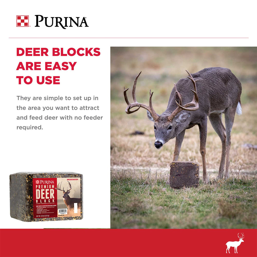 Purina® Premium Deer Block - Easy to Use Deer Block | Buy Now – Purina ...