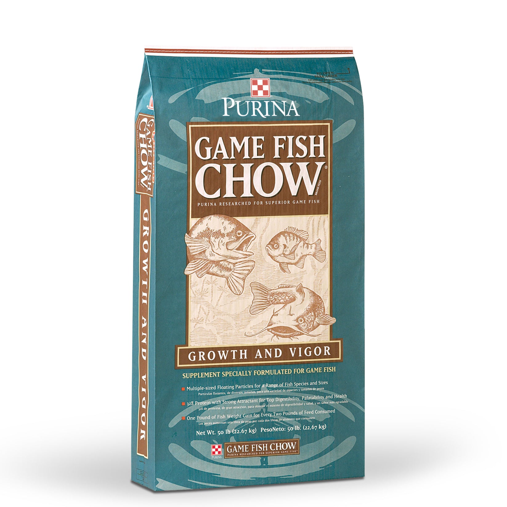 Purina® Game Fish Chow Feed | Floating Fish Food – Purina Animal Nutrition